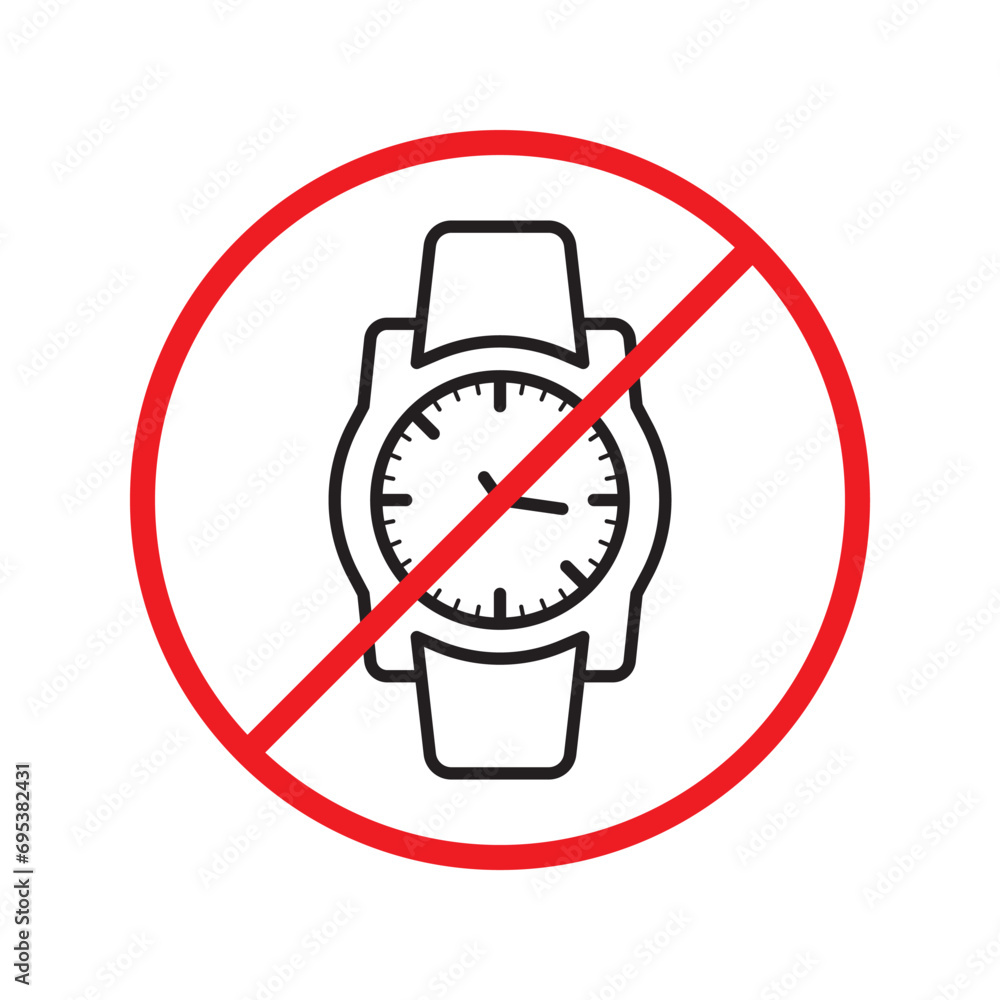 Vecteur Stock Forbidden Prohibited Warning, caution, attention ...