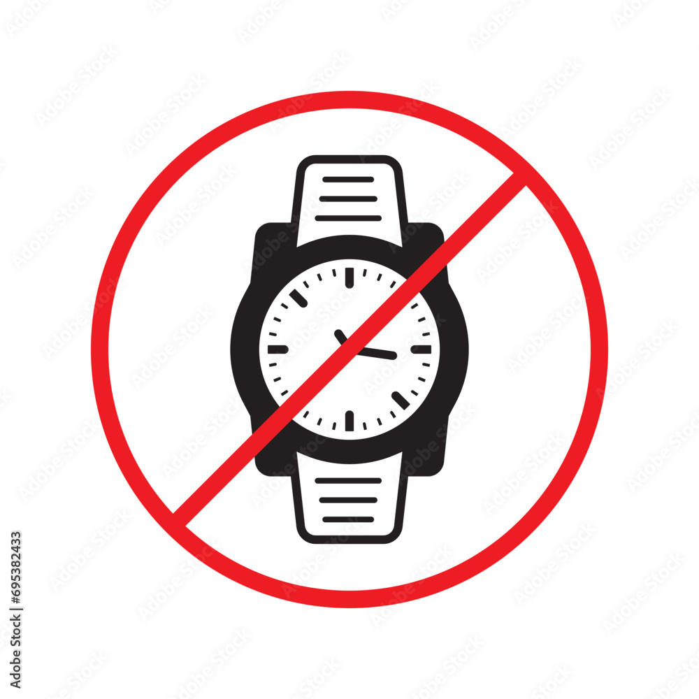 Forbidden Prohibited Warning, caution, attention, restriction label ...