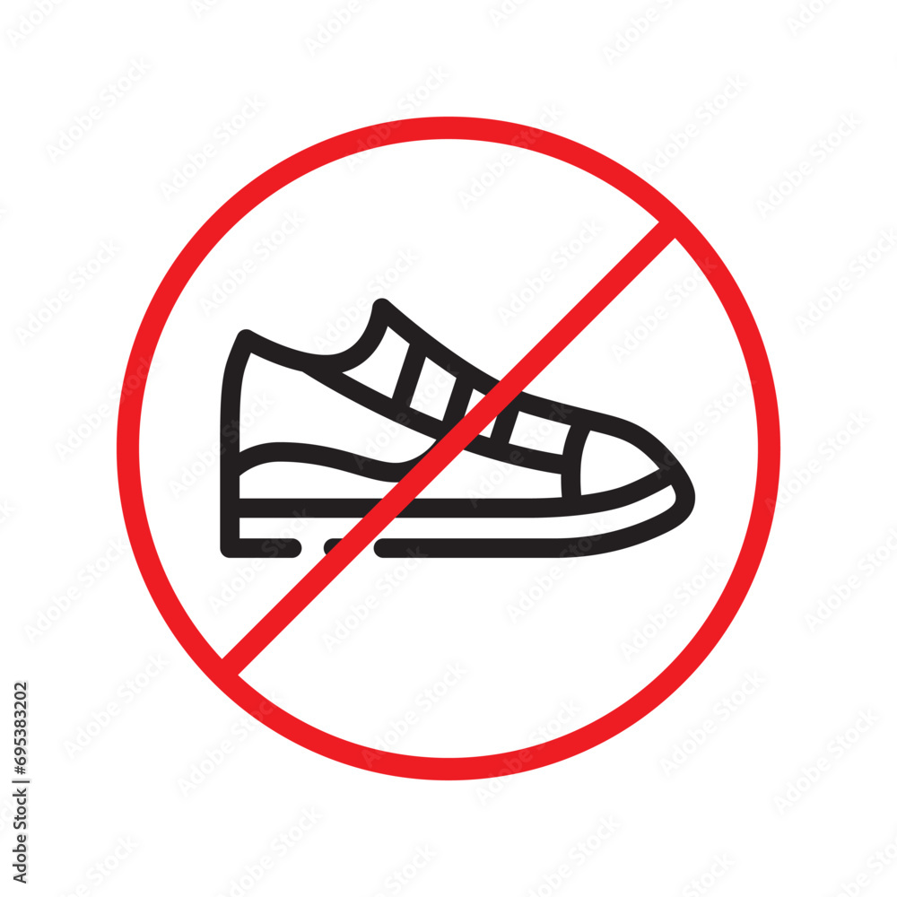 Forbidden Prohibited Warning, caution, attention, restriction label ...