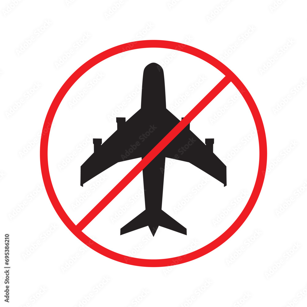 Forbidden Prohibited Warning, caution, attention, restriction label ...