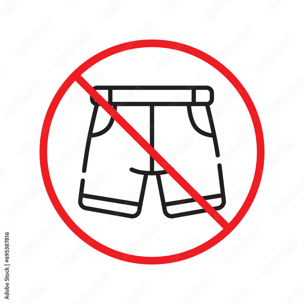 Forbidden Prohibited Warning, caution, attention, restriction label ...