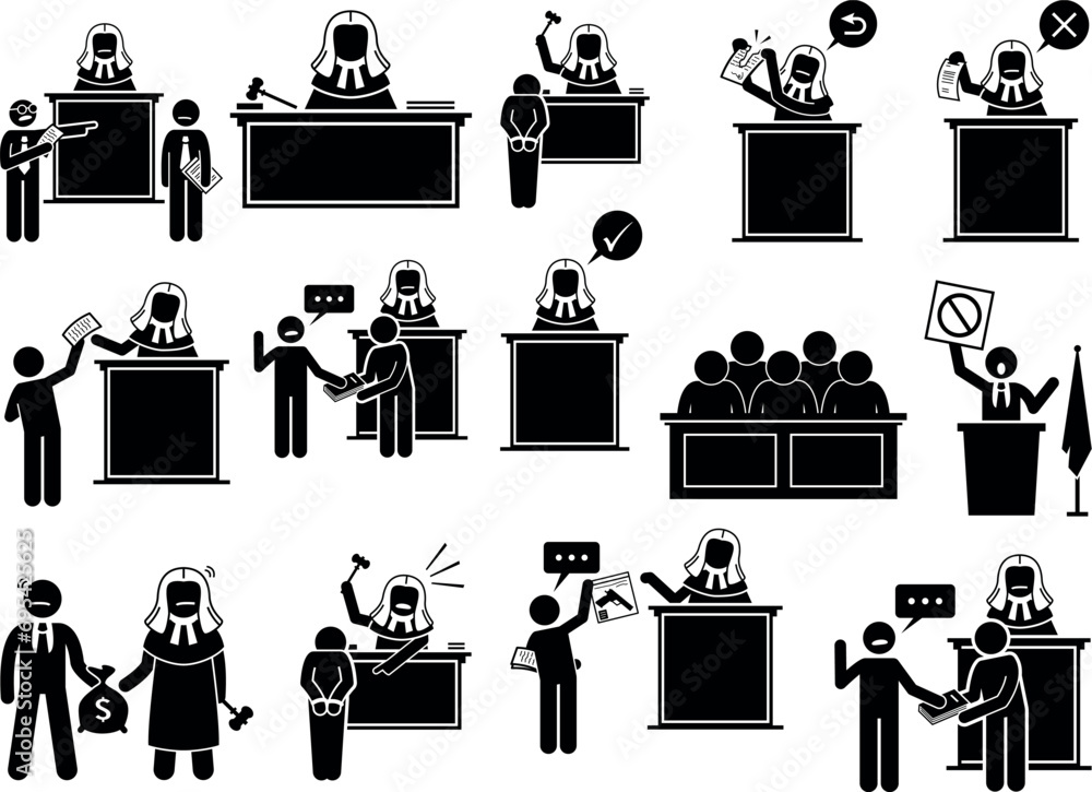 Law Charge and Indictment, Court Law Uphold, Provide Evidence to Judge ...