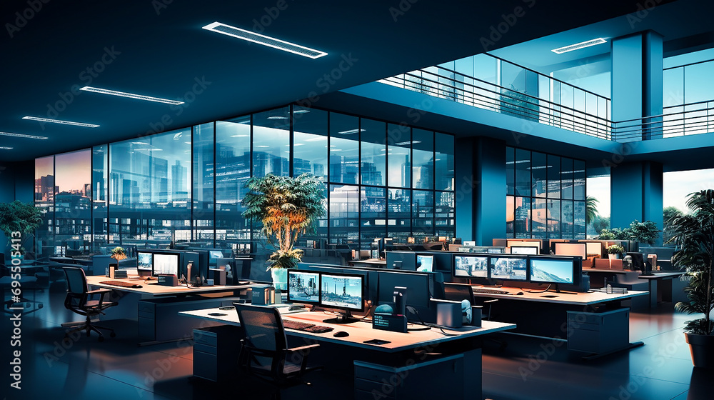 office background design Stock Illustration | Adobe Stock