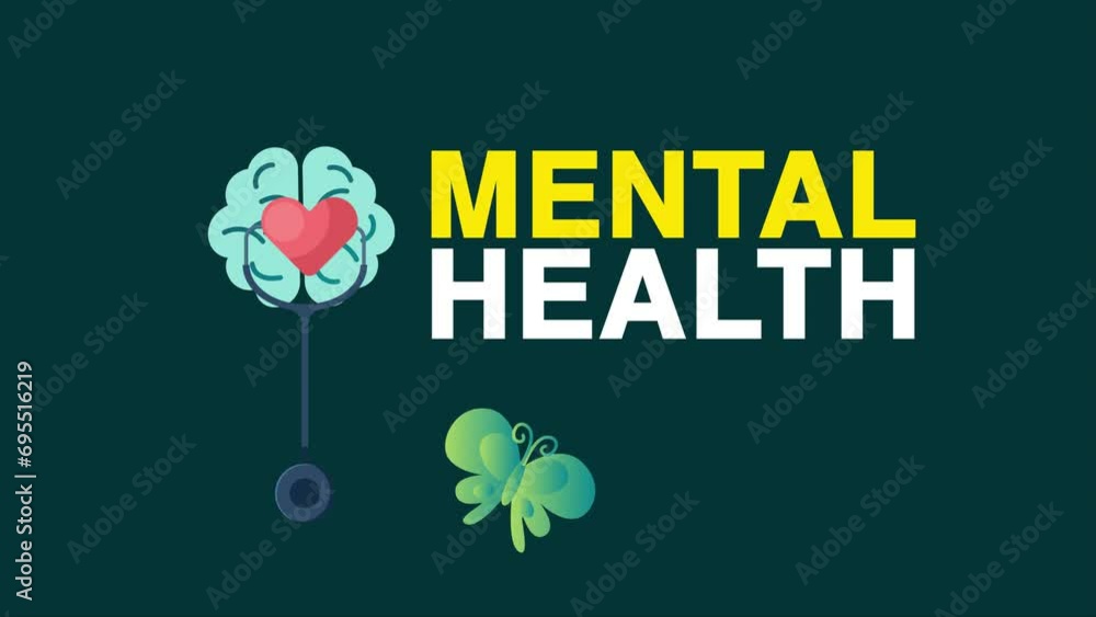 World Mental Health animation video with Creative idea,4k video ...