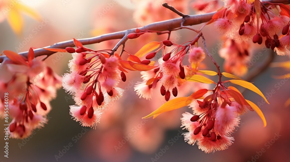 Smoke tree is the name given to an australian shrub. Stock Photo ...
