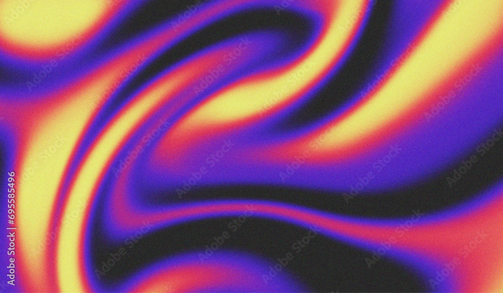 blur retro yellow and purple liquid wavy marble gradient background ...