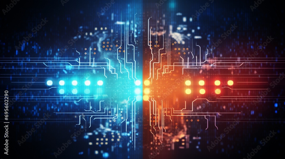 Precision meets innovation in this vivid portrayal of an update system ...