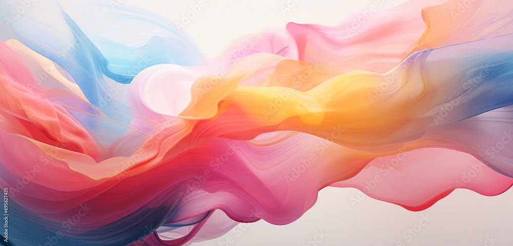 An abstract representation of fluidity and motion depicted in an ...