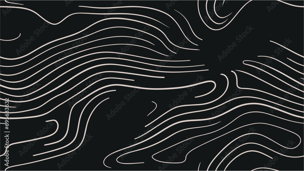 Tribal and indigenous style. Background with sea, river or water ...