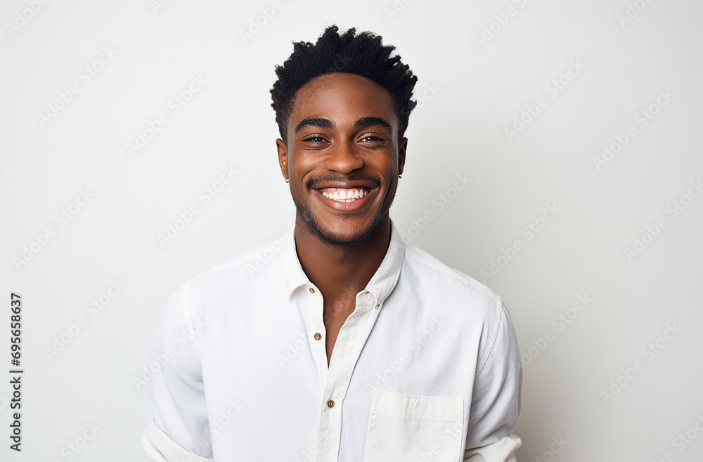 Attractive Black Male Model, Confident Smile, Stunning Presence ...