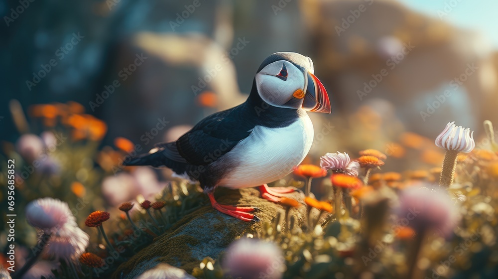 Icelandic Puffin Paradise: Seabirds Enjoy Scenic Views of Iceland ...