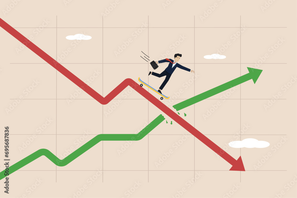 Stagflation, economic slowdown, decline in GDP growth caused by ...