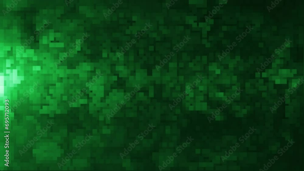 Abstract pixelated background randomly changing the colors of pixels ...