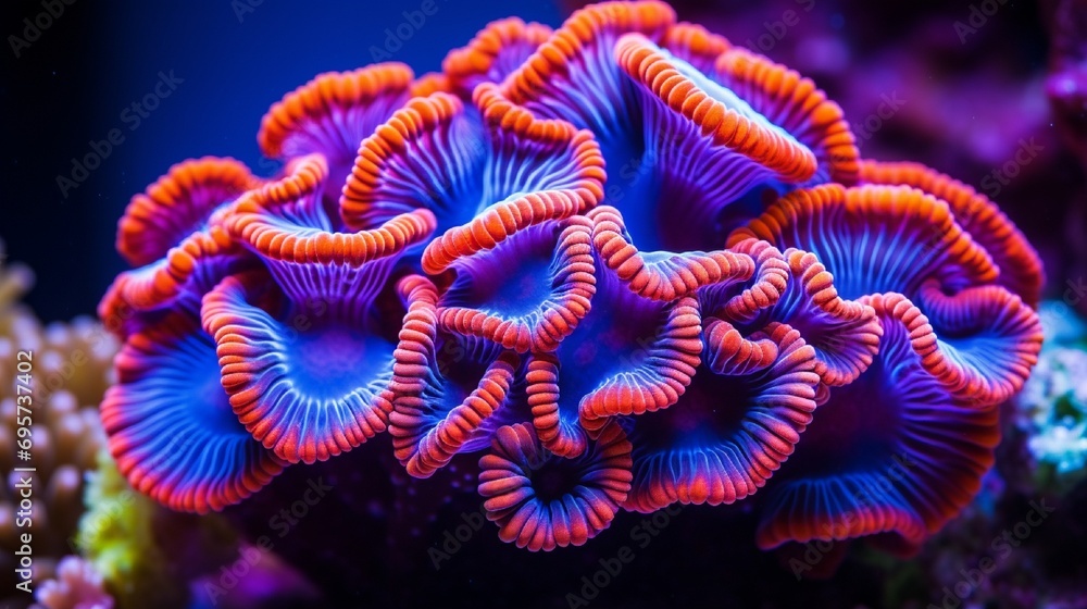 Rainbow Montipora SPS coral. Macro polyps - rare and very beautiful sps ...
