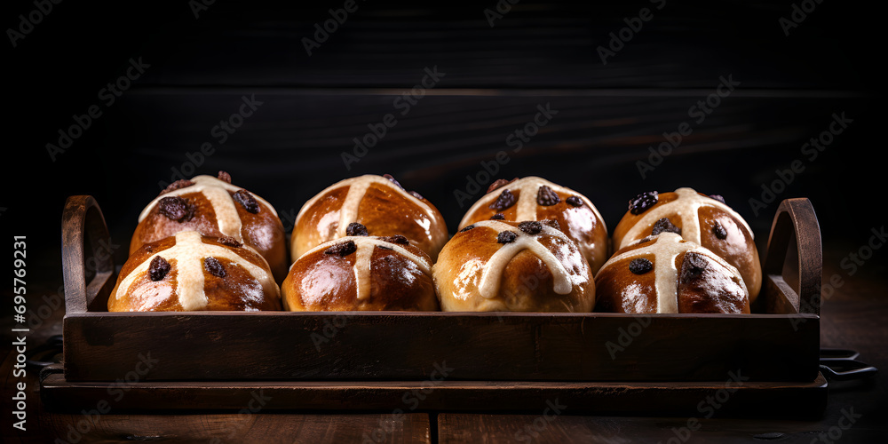 Hot Cross Buns, Australian Hot Cross Buns, Bakery, Buns, Bread, Easter ...
