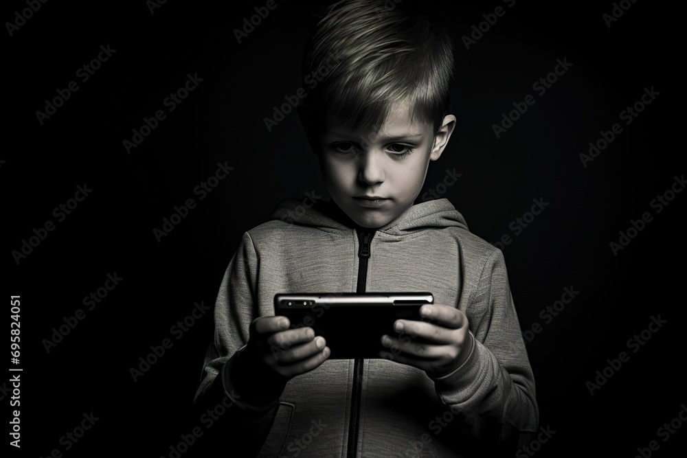 Children with gadgets, Alpha generation, Digital Aborigines - people ...