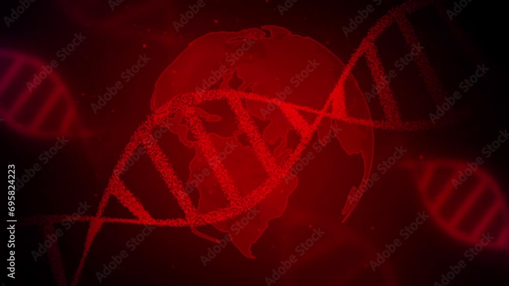 DNA Background is an amazing stock motion graphics. Shining dna ...