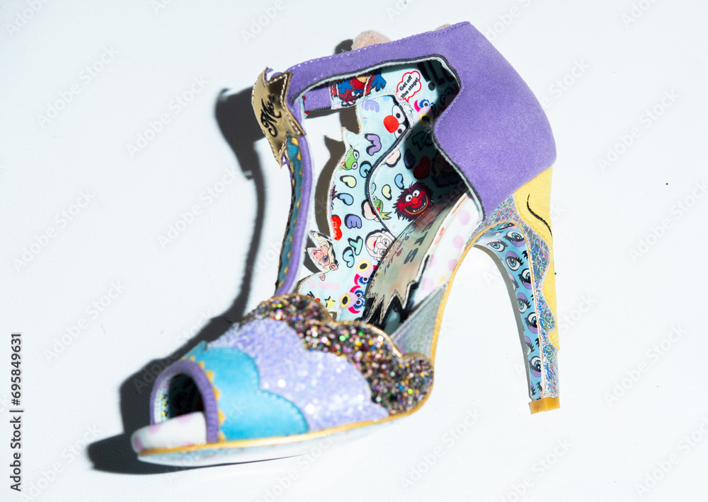 kent, uk 01.01.2023 Rare Irregular Choice Muppets Miss Piggy Diva Shoes ...