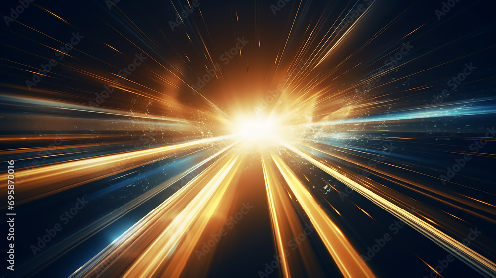 blue, purple glowing. Magical explosion with colorful speed glow ...