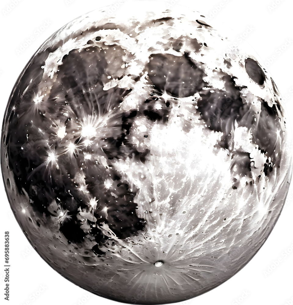 Full moon icon, moonlight symbol, full moonlight logo, lunar emblem ...