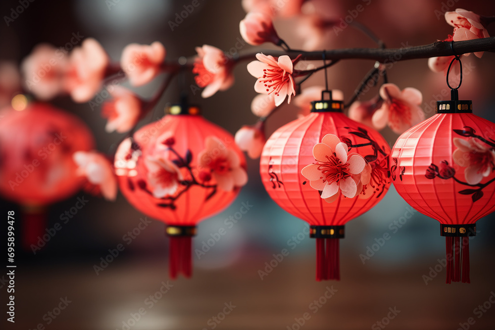Chinese Lanterns for the Celebration of Chinese Lunar New Year 2024 ...