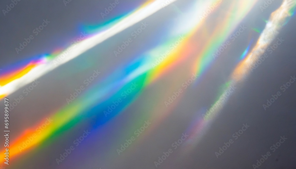 blurred rainbow light refraction texture overlay effect for photo and ...