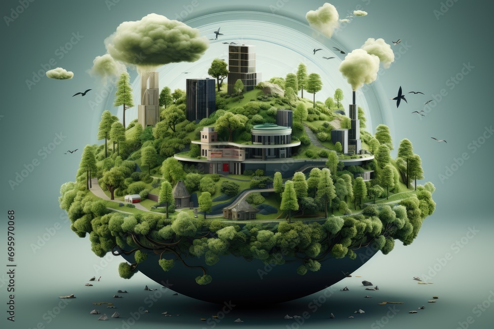 The image illustrates the impact of greenhouse gases on our shared ...