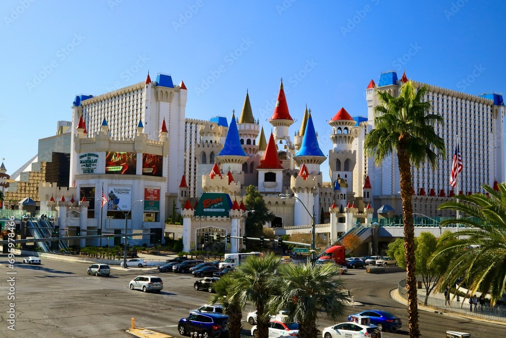 Excalibur Hotel and Casino - Built in 1990, named for the mythical ...