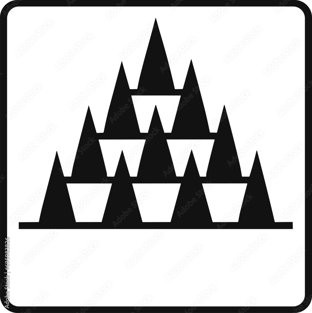 Strategic Pyramid Board Game Vector for Puzzle Solving and Logical ...