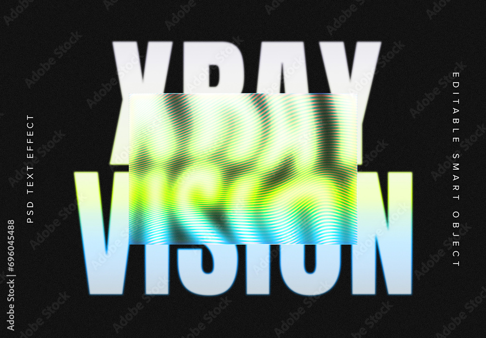Distortion Window Text Effect Mockup Stock Template | Adobe Stock