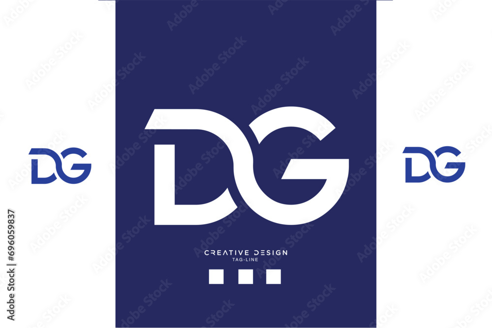DG or GD Alphabet Letters Logo Monogram Stock Vector | Adobe Stock