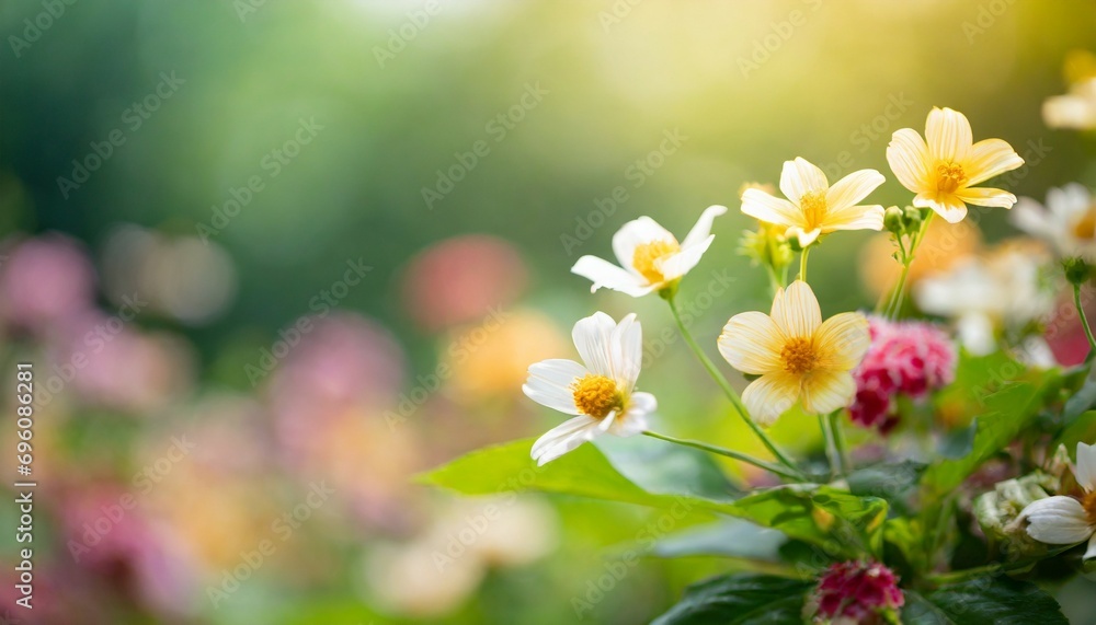 nature of flower in garden using as cover page background natural flora ...