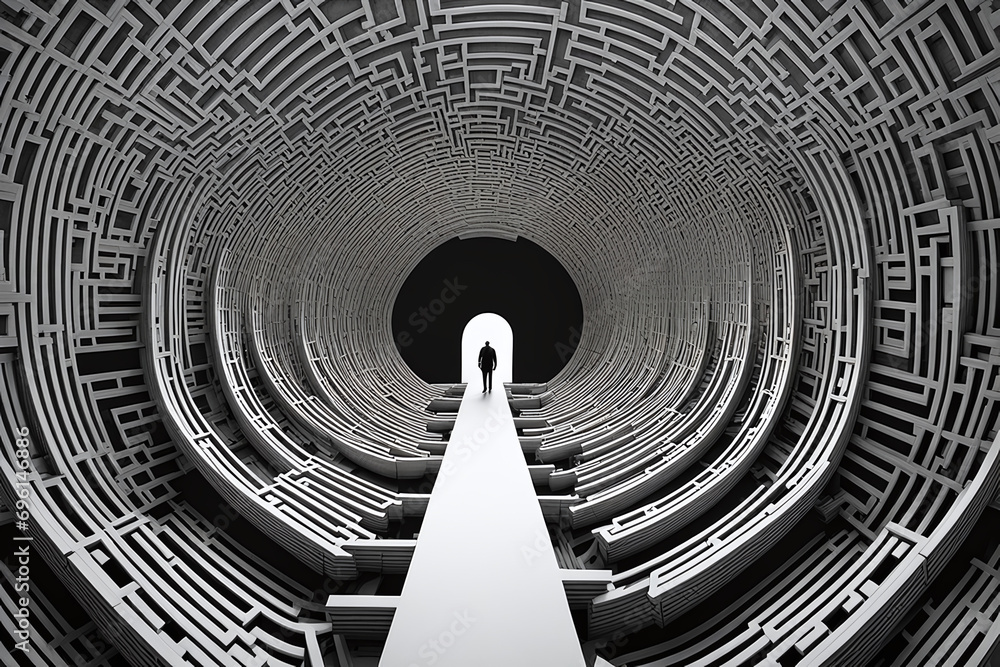 Photo & Art Print Demystifying the Maze: A Journey Through OCD, Sandeepa