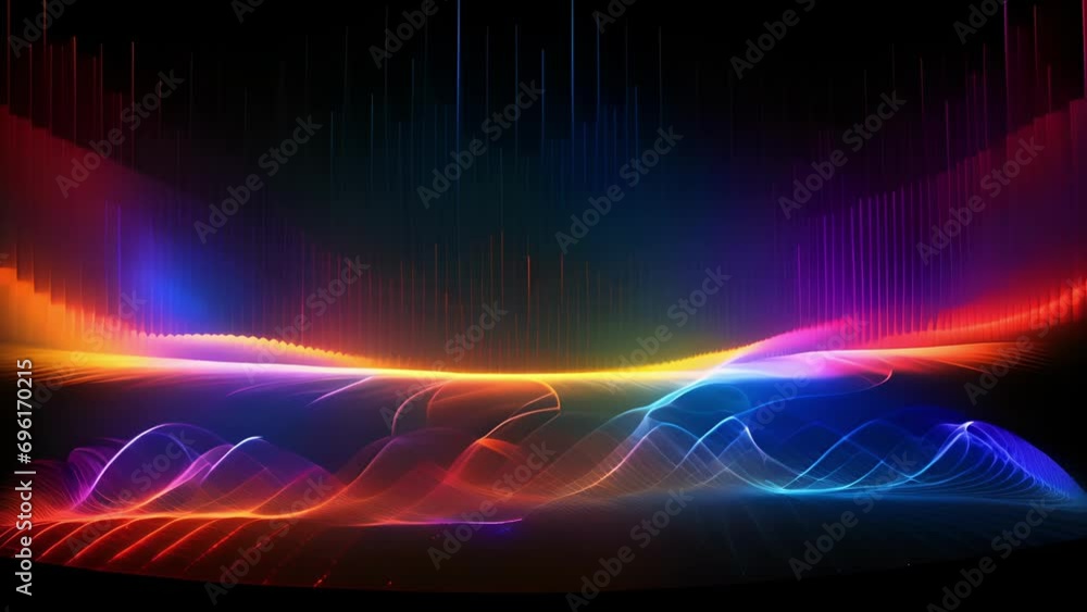 Heatmapping displaying the varying levels of intensity in a concert ...