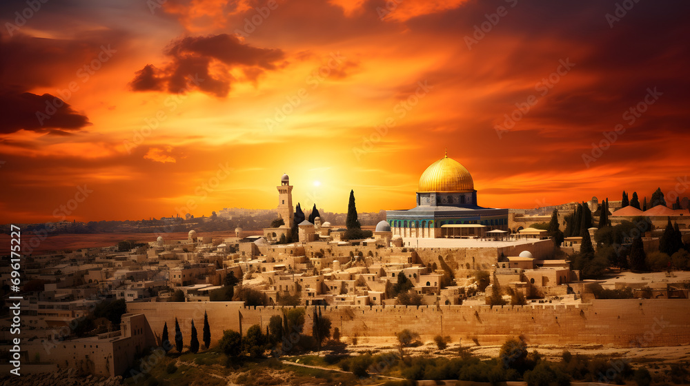 Holy City, Jerusalem, coming down out of heaven from God. It shone with ...