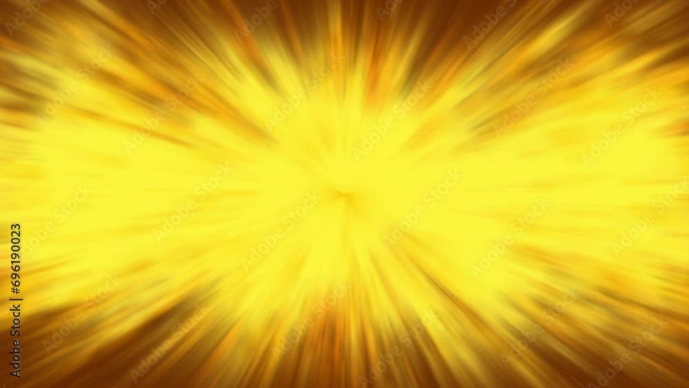 Bright yellow abstract background with rays radiating in different ...