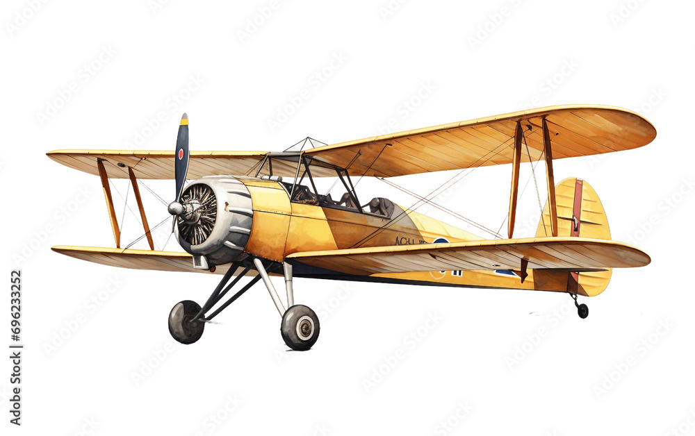 Exploring the Legacy of Vintage Biplanes in Aviation History Isolated ...