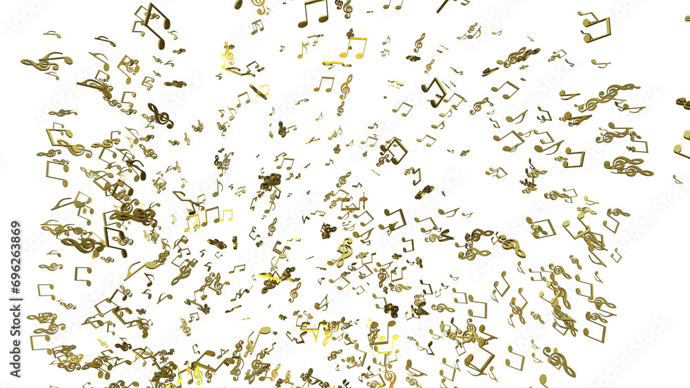 Music pattern wallpaper, Golden Music png transparent background, Gold ...