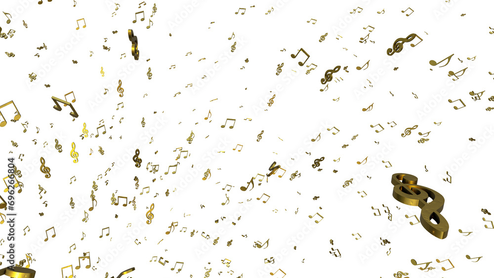 Music pattern wallpaper, Golden Music png transparent background, Gold ...