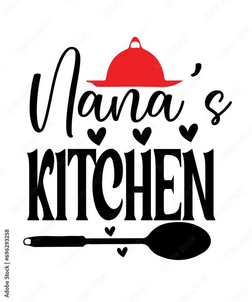 Vetor de Kitchen Svg Design,Kitchen SVG Bundle, baking svg, cooking svg ...