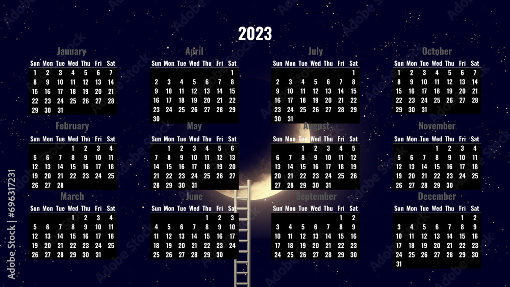 Calendar 2024 Calendar with holidays. Yearly calendar showing months ...