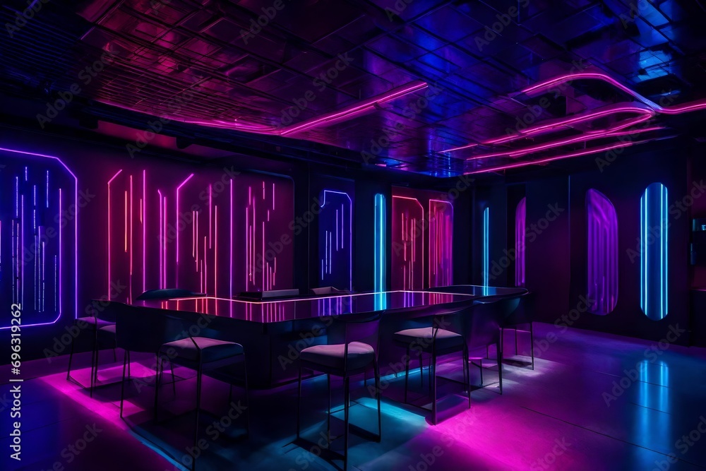 neon color computerized luxurious door with interior design for the ... neon color computerized luxurious door with interior design for the ...