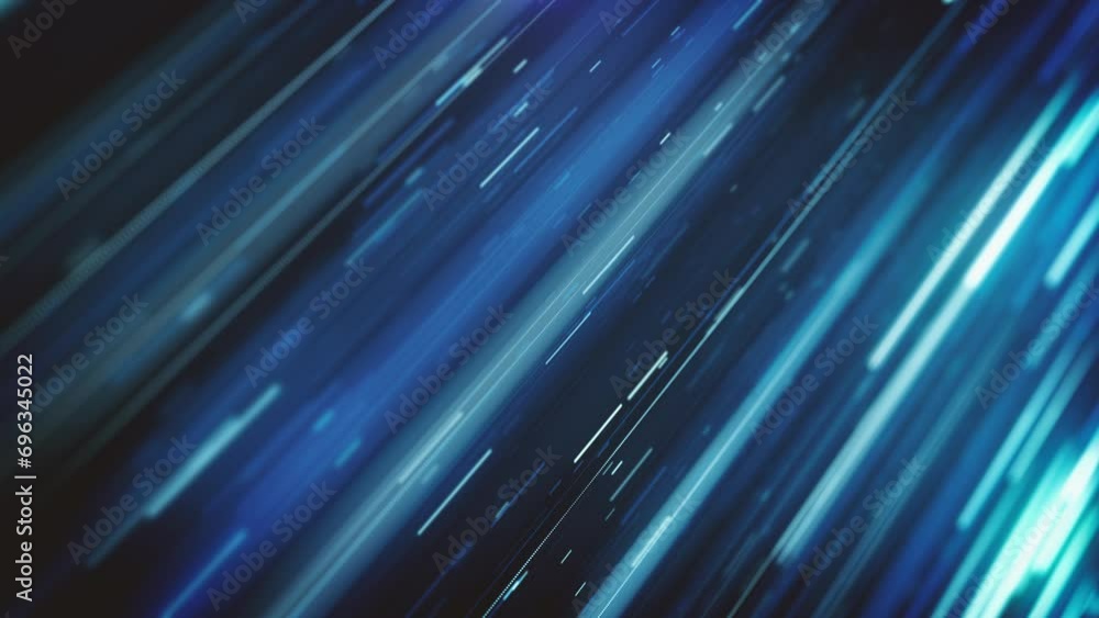 Futuristic Big Data Streaming Background/ 4k animation of an abstract ...