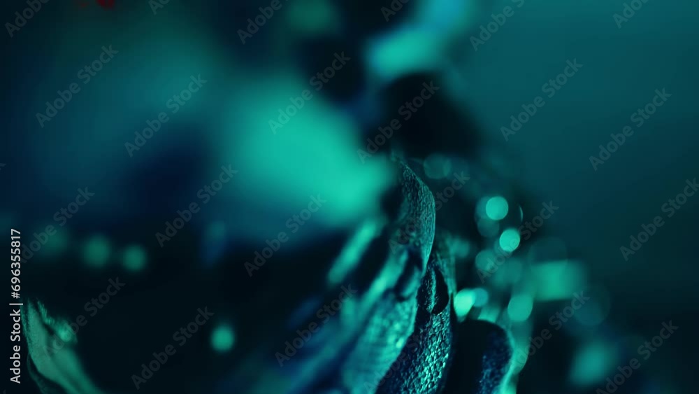 Close up weapon assault rifle carbine in chains. War addiction ...
