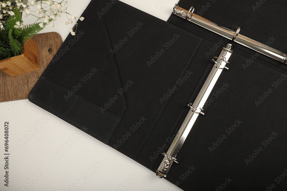 Personalized binding, leather folder cover, leather binding, binder ...