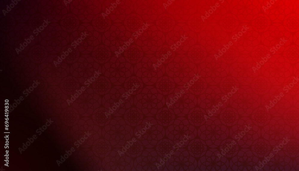 Ramadan background with islamic pattern elements on red wall,Vector ...