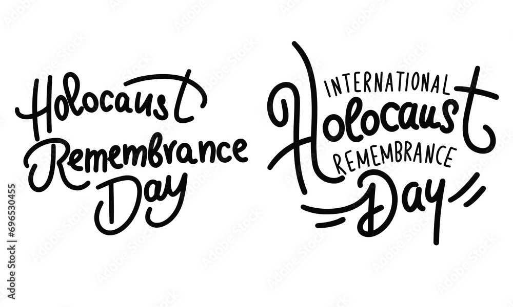 Collection of International Holocaust Remembrance Day inscriptions ...