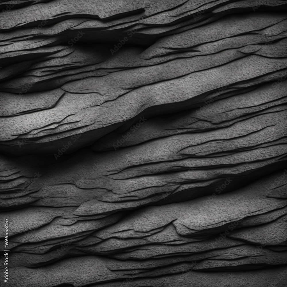 Black white rock texture. Rough mountain surface. Close-up. Dark ...