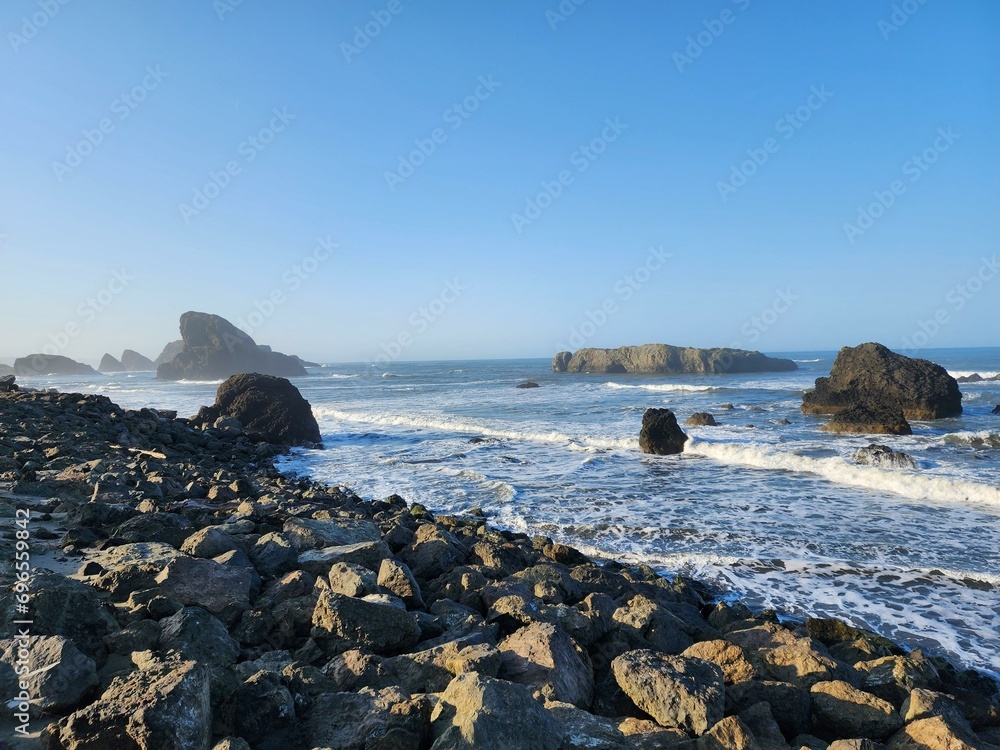Water Sky Azure Natural landscape Beach Coastal and oceanic landforms ...