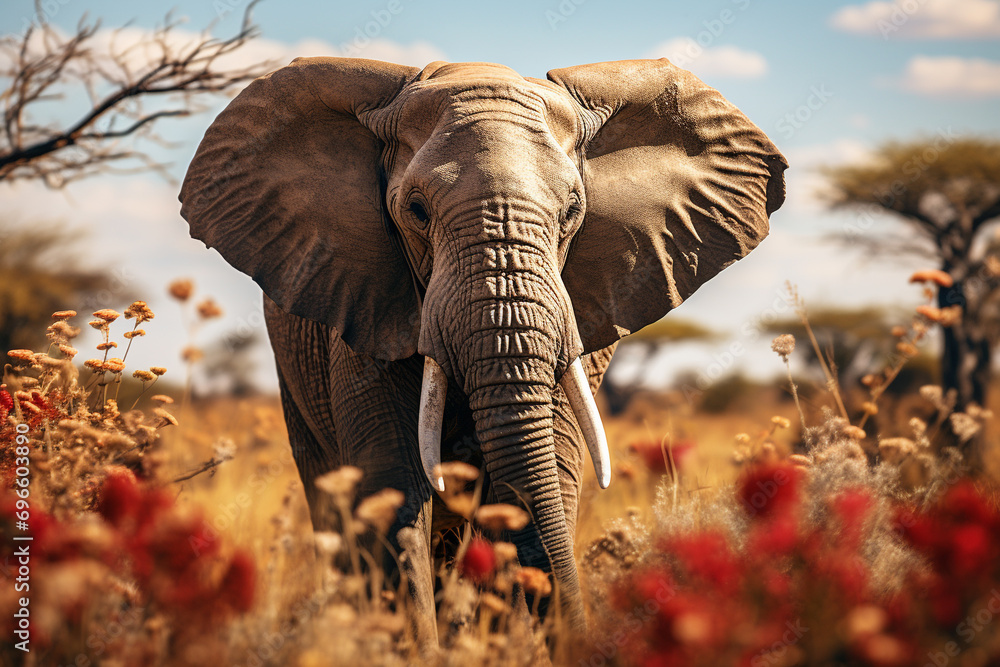 Exotic nature of Africa flora and fauna biodiversity savannahs ...